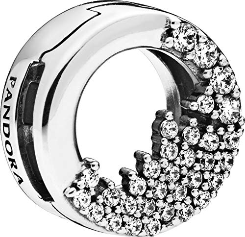 Pandora Jewelry Cubic Clip Zirconia Charm in Sterling Silver