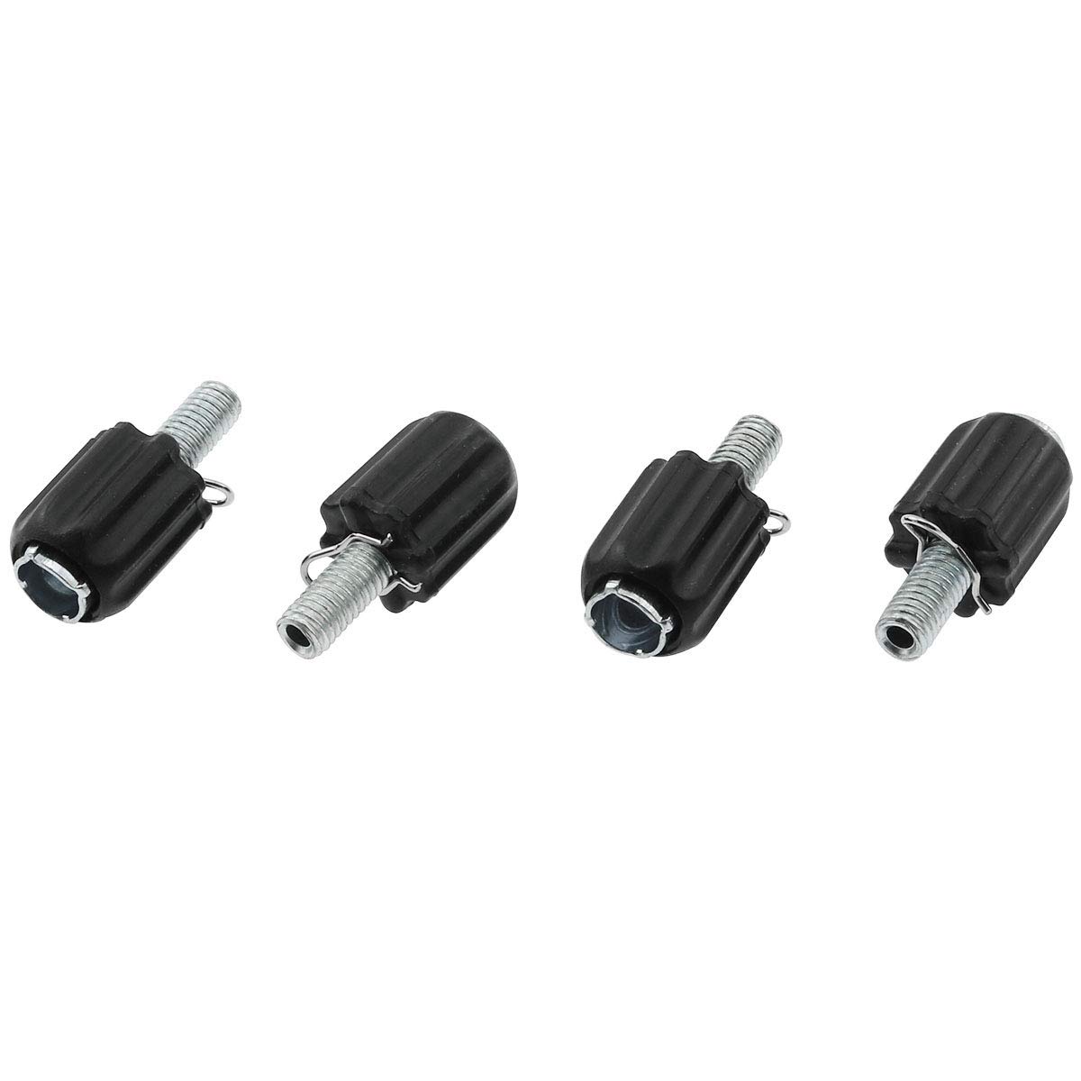 PSCCO 4pcs Mountain Bike Transmission Fine Adjustment Screws Index Adjusting Barrel M5 Downtube Barrel Adjuster