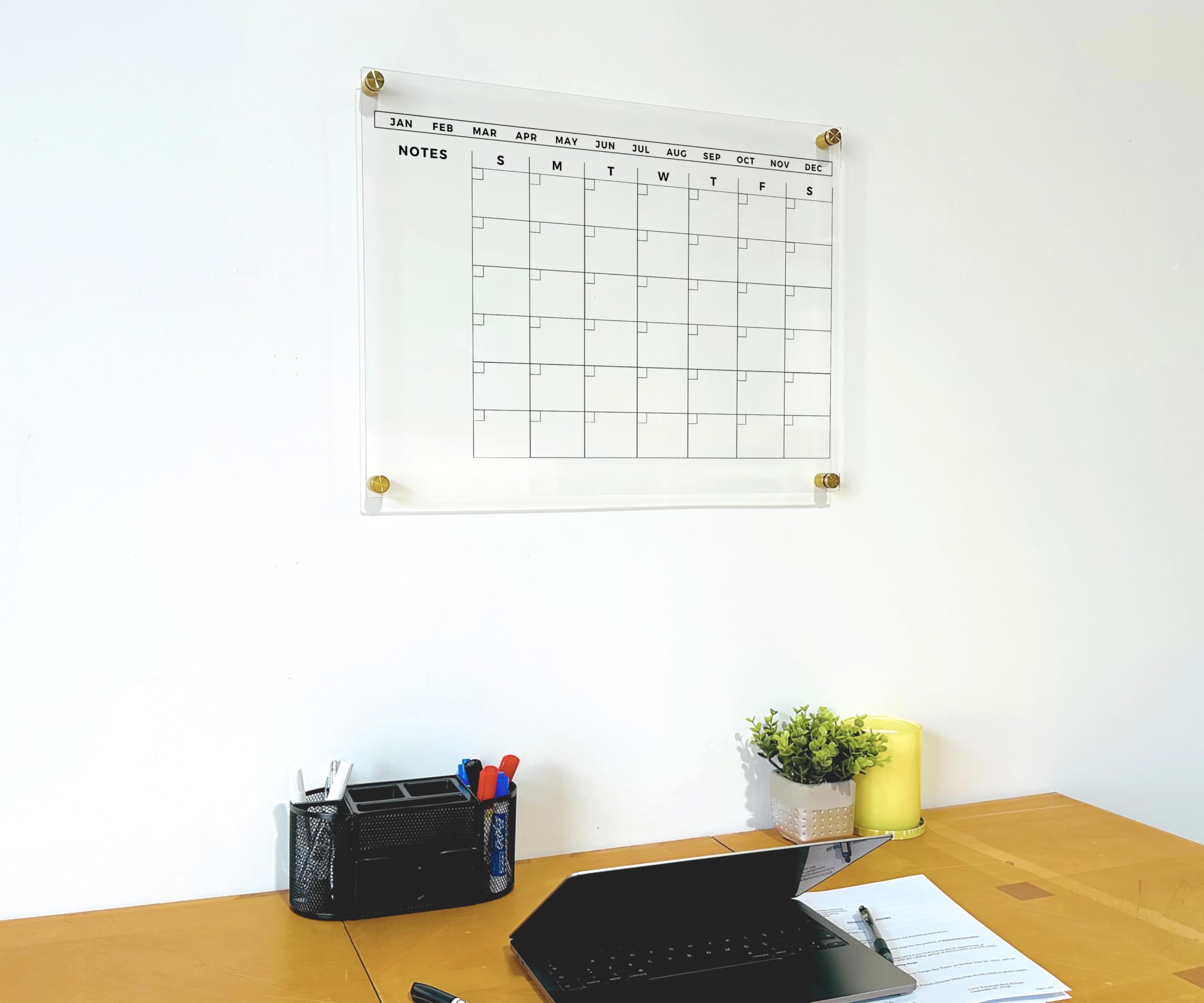 Personalized Wall Calendar 2024 - Personalized Calendar 2024, Wall Calendar, Monthly and Weekly Calendar, Housewarming Gift, Custom To-Do List (36"x24", Extra Package)