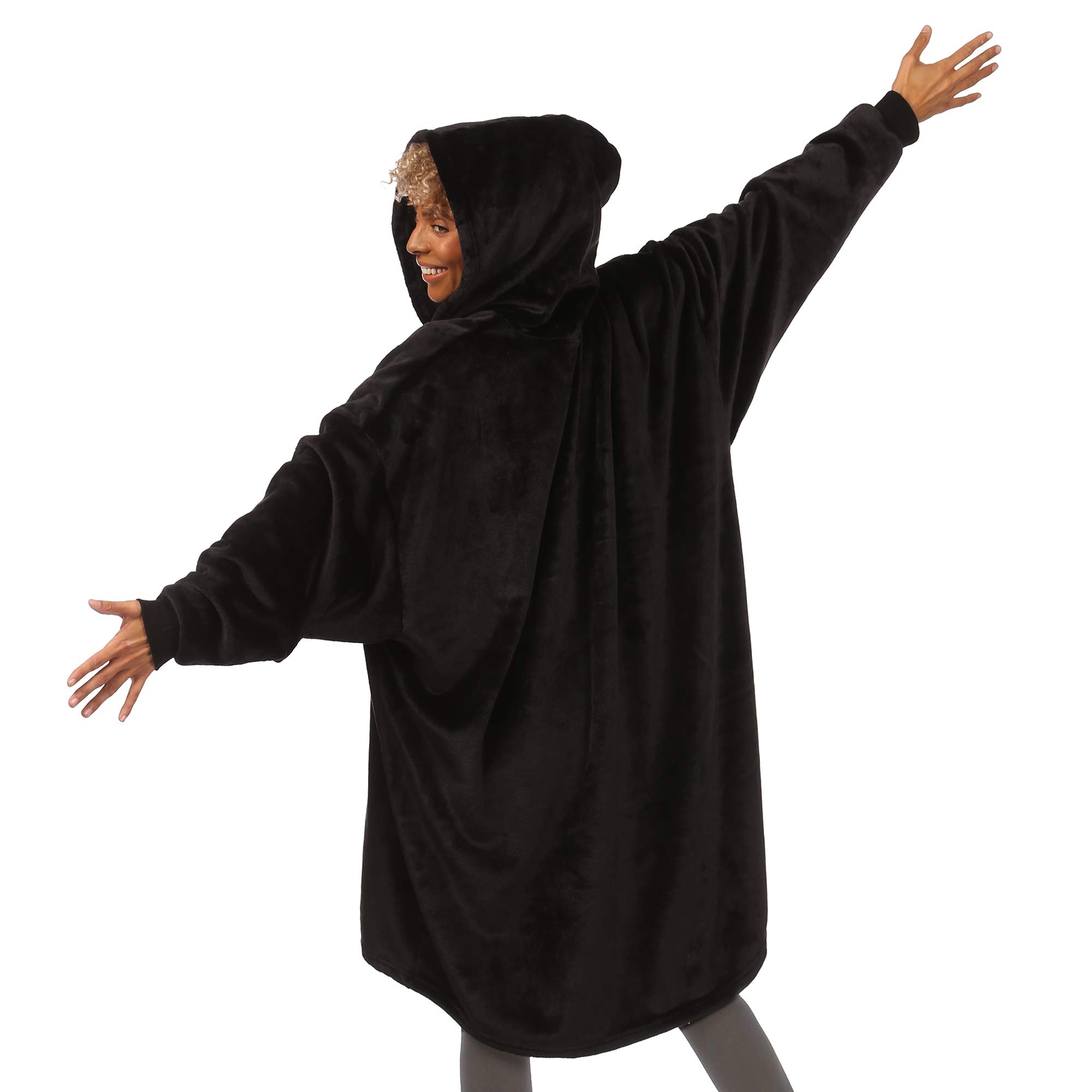 THE COMFY Dream | Disney | Marvel | Lucas | Oversized Light Microfiber Wearable Blanket, Seen On Shark Tank, One Size Fits All (Minnie Dark Cherry Tie-dye)