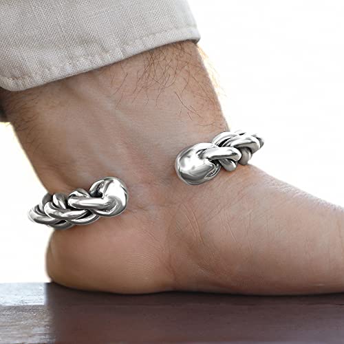 VY JEWELRY Heavy Power Big 12MM - 925 Solid Sterling Silver Cuff Bangle Bracelets β Made in Thailand