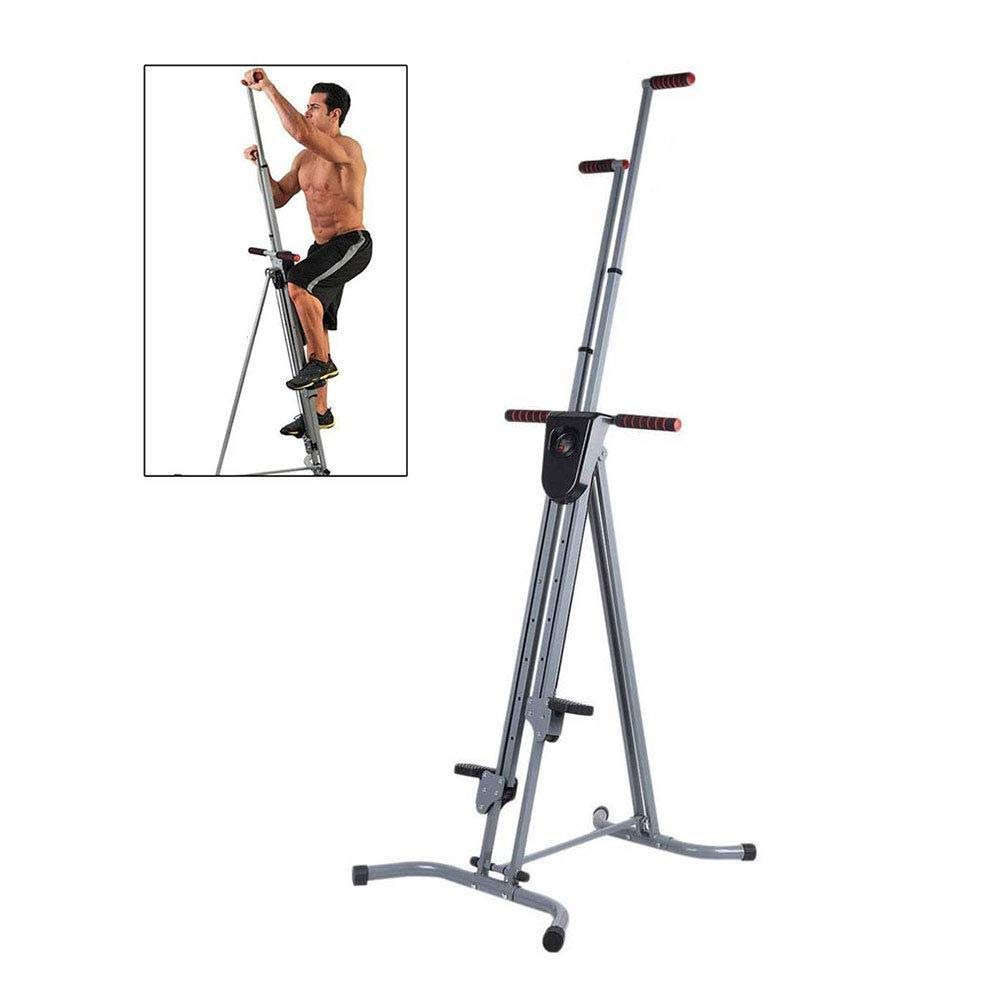 Vertical Climber Cardio Exercise-Folding Exercise Climbing Machine,Total Body Workout Climber Machine for Home Gym, Exercise Bike for Home Body Trainer