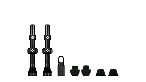 Muc-Off Ultimate Tubeless Setup Kit, Road/Gravel/CX 44mm - Tubeless Conversion Kit for Bikes - Includes Tubeless Tire Sealant and Tubeless Valve Stems