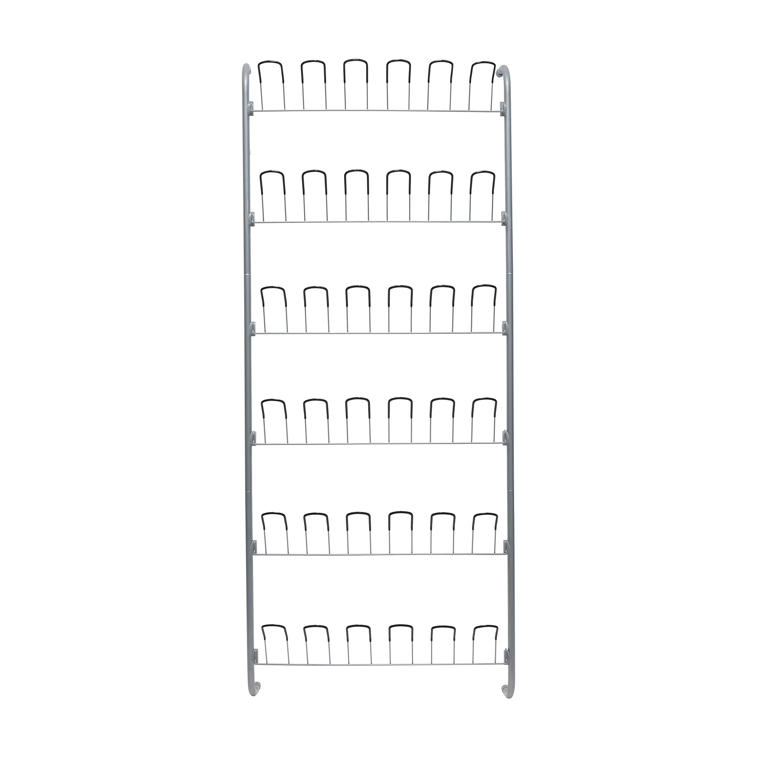 Neu Home Organize It All Over-The-Door 18 Pair Hanging Wire Shoe Rack