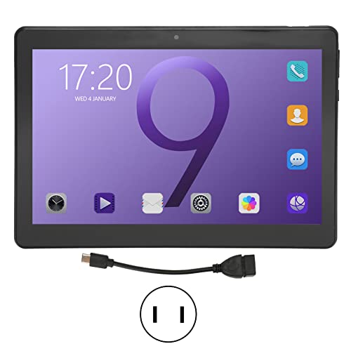 PUSOKEI 10.1in Tablet PC, HD Calling Tablet, IPS Touch Screen, 10 Core CPU, 4GB & 64GB, 128GB Expand Android 11 Tablet with 5 & 13MP Camera, 2.4G/5G WiFi, BT, 8800mah Battery (Black)(US)