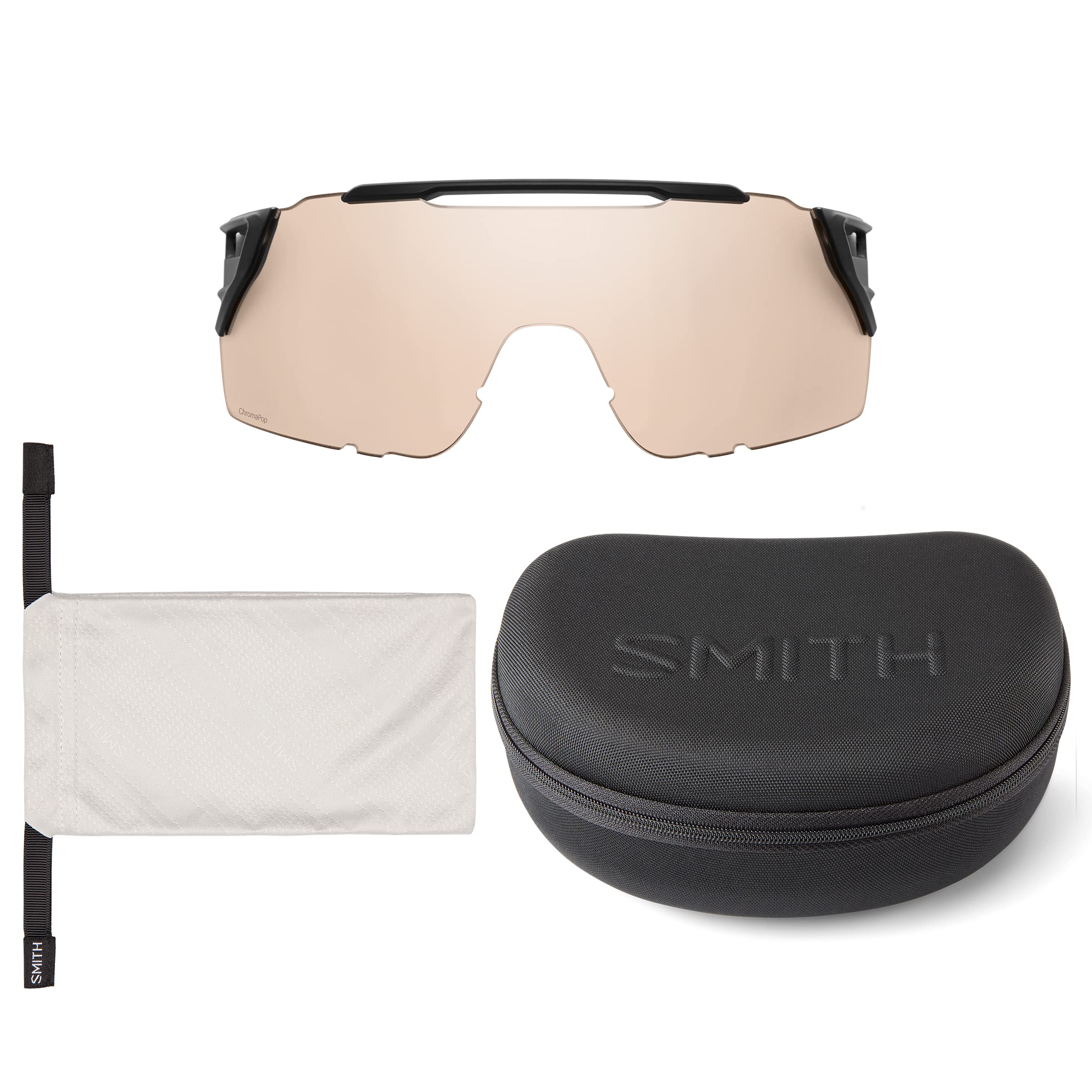 SMITH Attack MAG MTB Sport & Performance Sunglasses - Matte Black | Chromapop Platinum