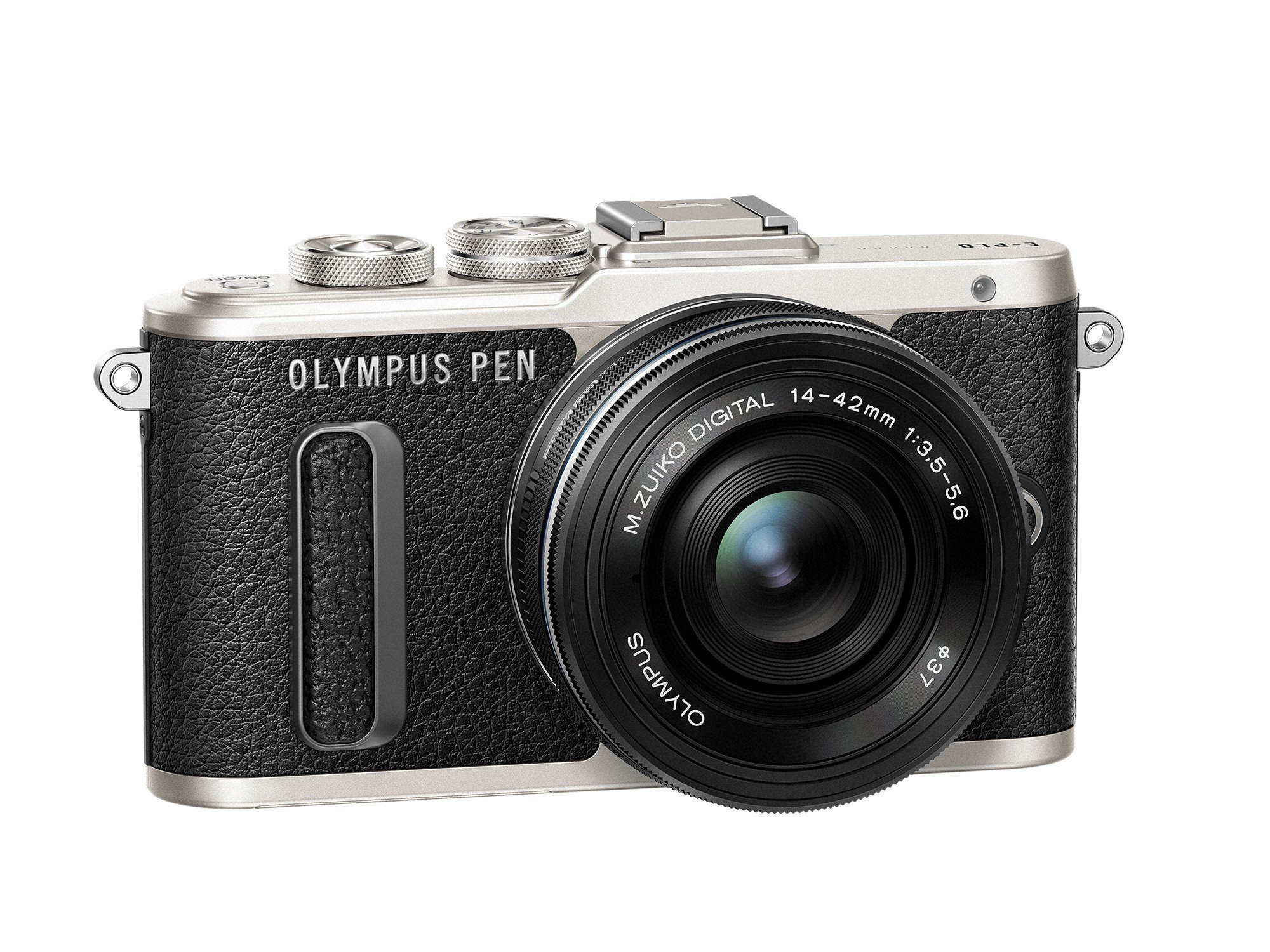 OLYMPUS PEN E-PL8 EZ double zoom kit [black][International Version, No Warranty]