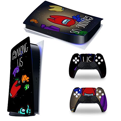 Public Game PS5 Digital Edition Console and Controller Skin Set - Playstation 5 Digital Edition Vinyl