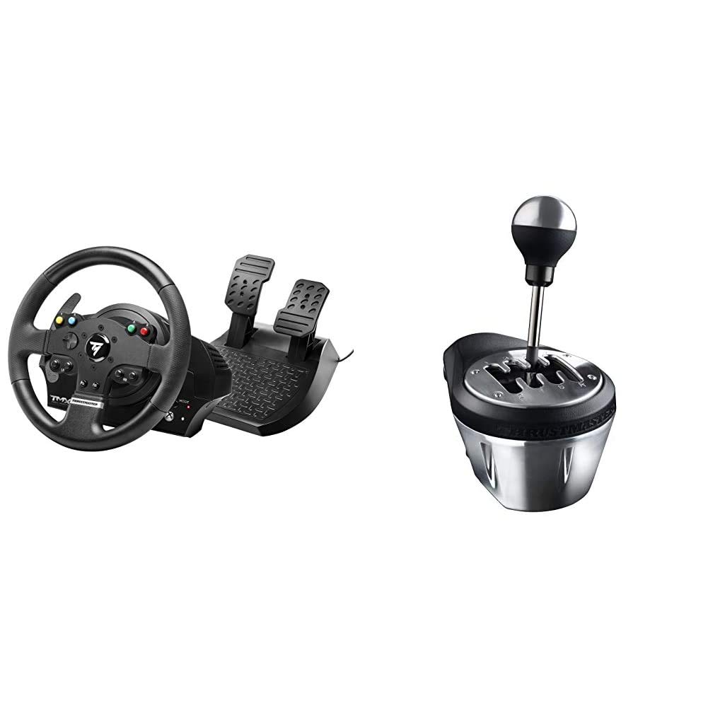 Thrustmaster TMX Force Feedback Racing Wheel (Xbox Series X/S,One,PC) & Thrustmaster TH8A Shifter (PS5, PS4, XBOX Series X/S, One, PC)