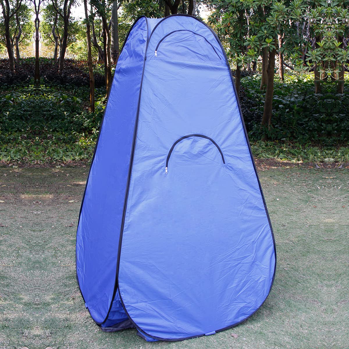 Petgin Pop Up Tent Upgrade Privacy Shower Tent Portable Outdoor Sun Shelter for Toilet Camping Biking Beach-Blue