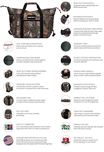 NorChill 12 Can Insulated Soft Sided Cooler, Realtree Xtra Camo