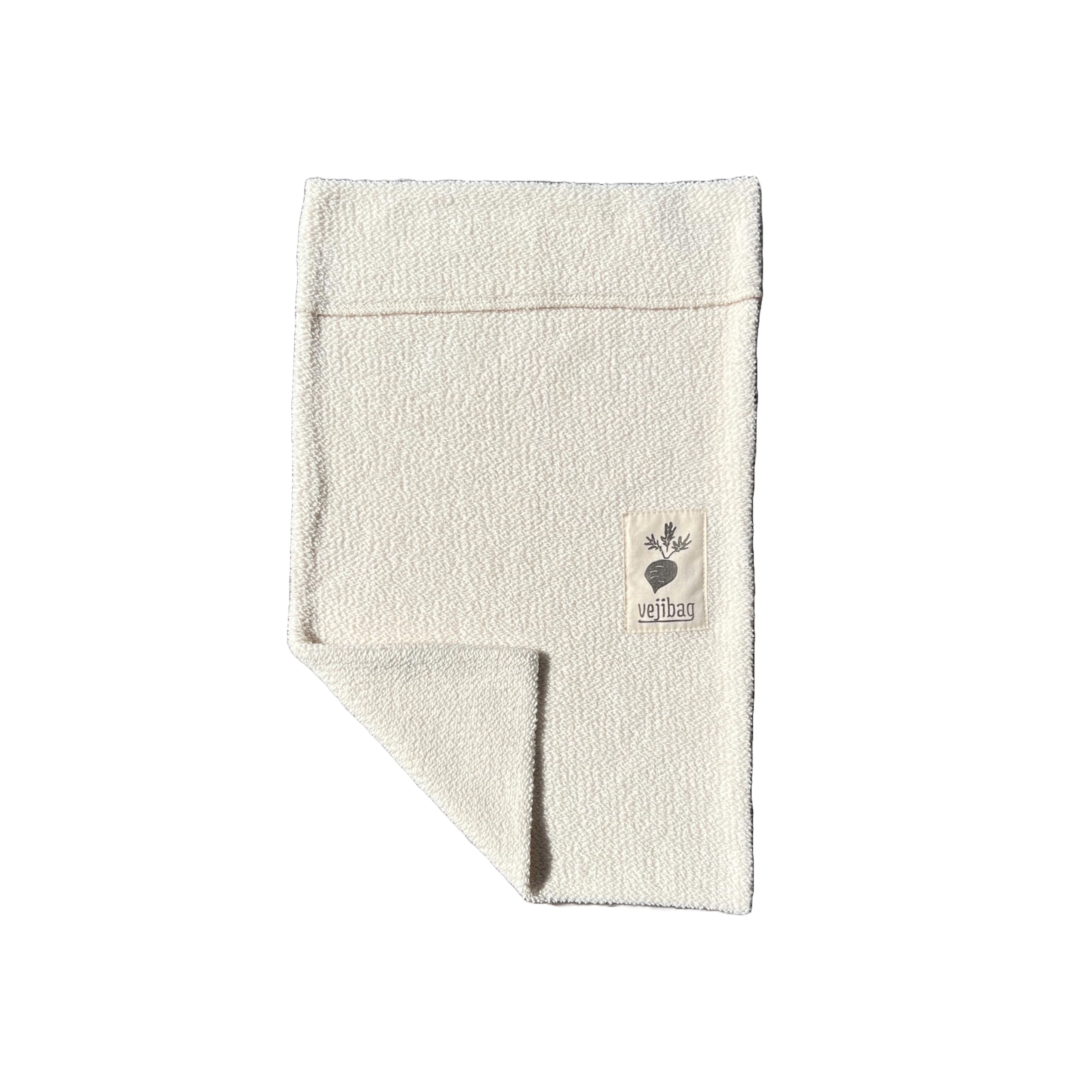 VEJIBAG Large | Certified Organic Cotton Vegetable Crisper Bags | Produce Bags to Keep Lettuce & Veggies Fresh | Reusable, Eco-Friendly, Biodegradable, Machine Washable/Dryable | Made in USA