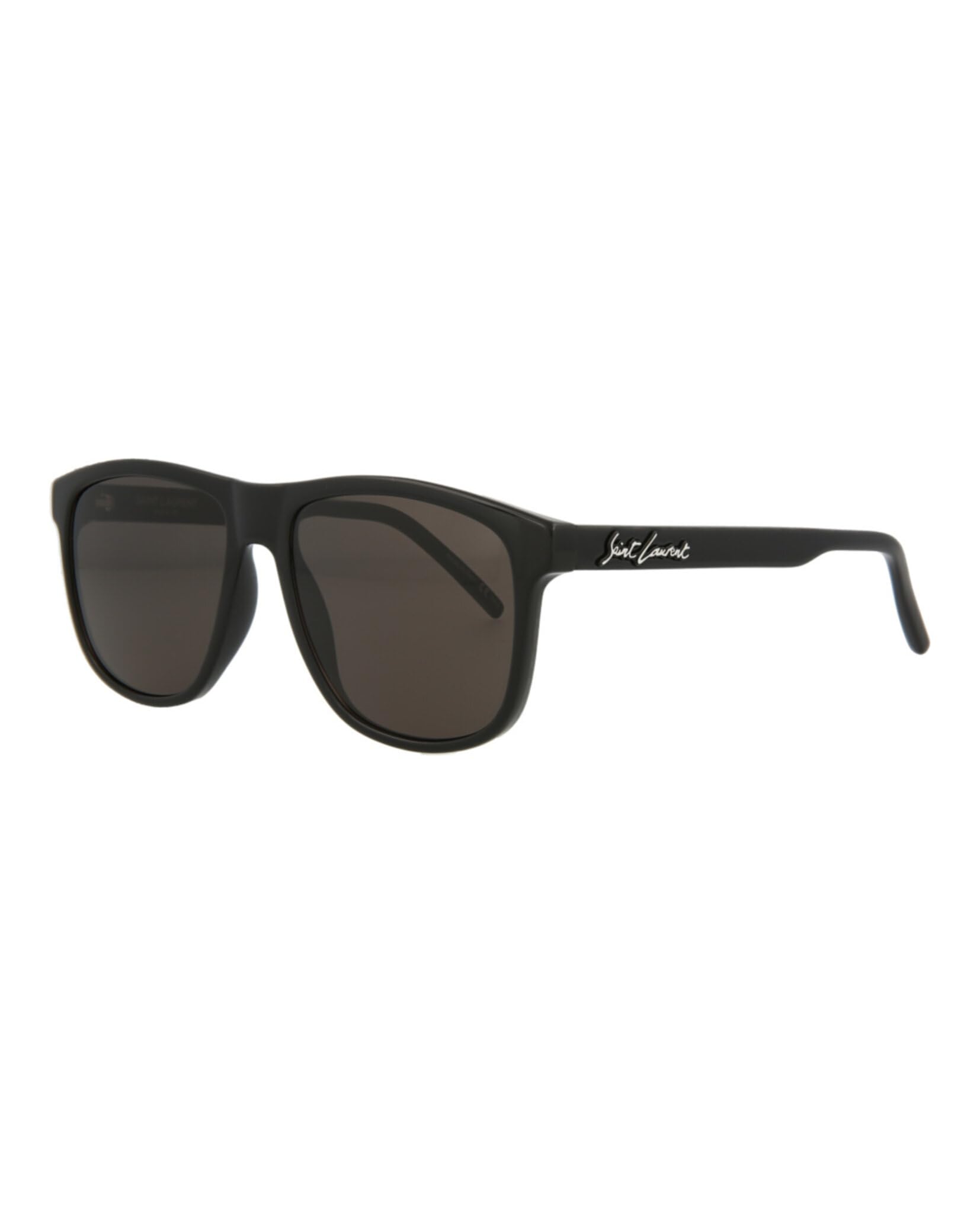 Saint Laurent Aviator Sunglasses Black Black Black Luxury Eyewear Made In Italy Injection Frame Designer Fashion for Everyday Luxury