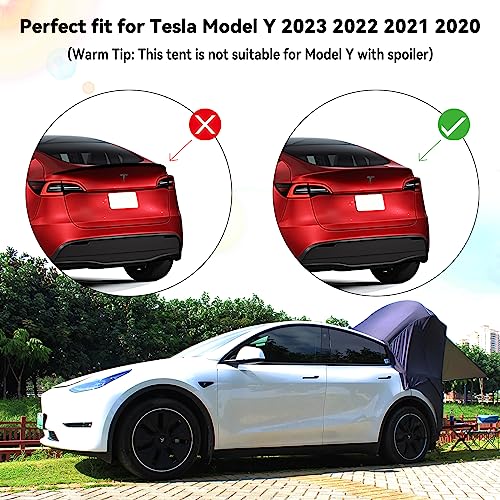 VIHIMAI Tesla Model Y Camping Tent Tailgate Shade Awning Tent for Tesla Model Y 2023 2022 2021 2020