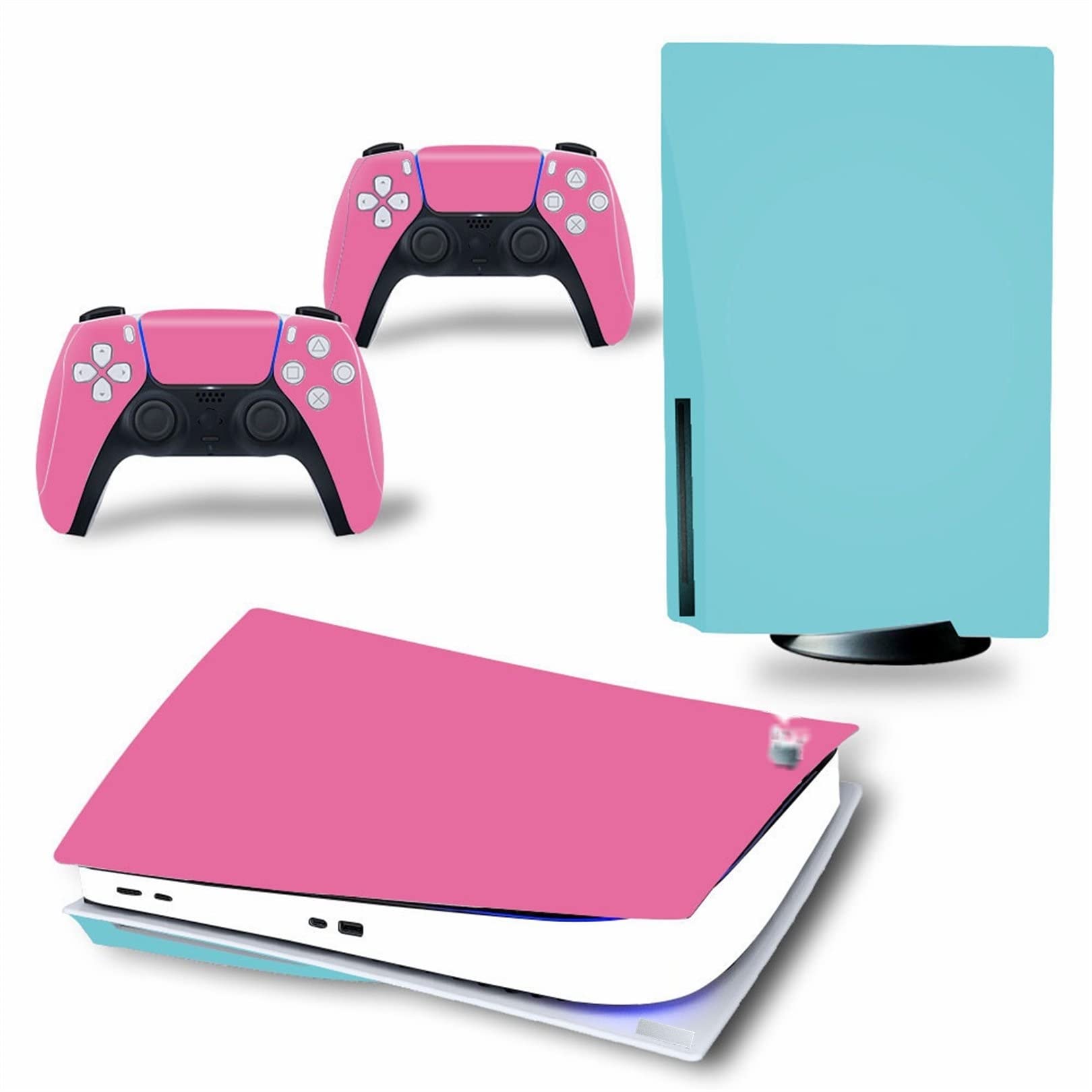 WREXIL LEEWEE for PS5 Skin Disc Edition & Digital Edition Console and Controller Vinyl Cover Skins Wraps Scratch Resistant, Compatible 271878 No Foaming (Size : Digital Edition)
