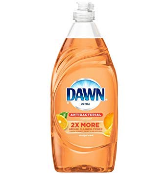 Orange Scent Antibacterial Dishwashing Soap set of 2, 8 oz.