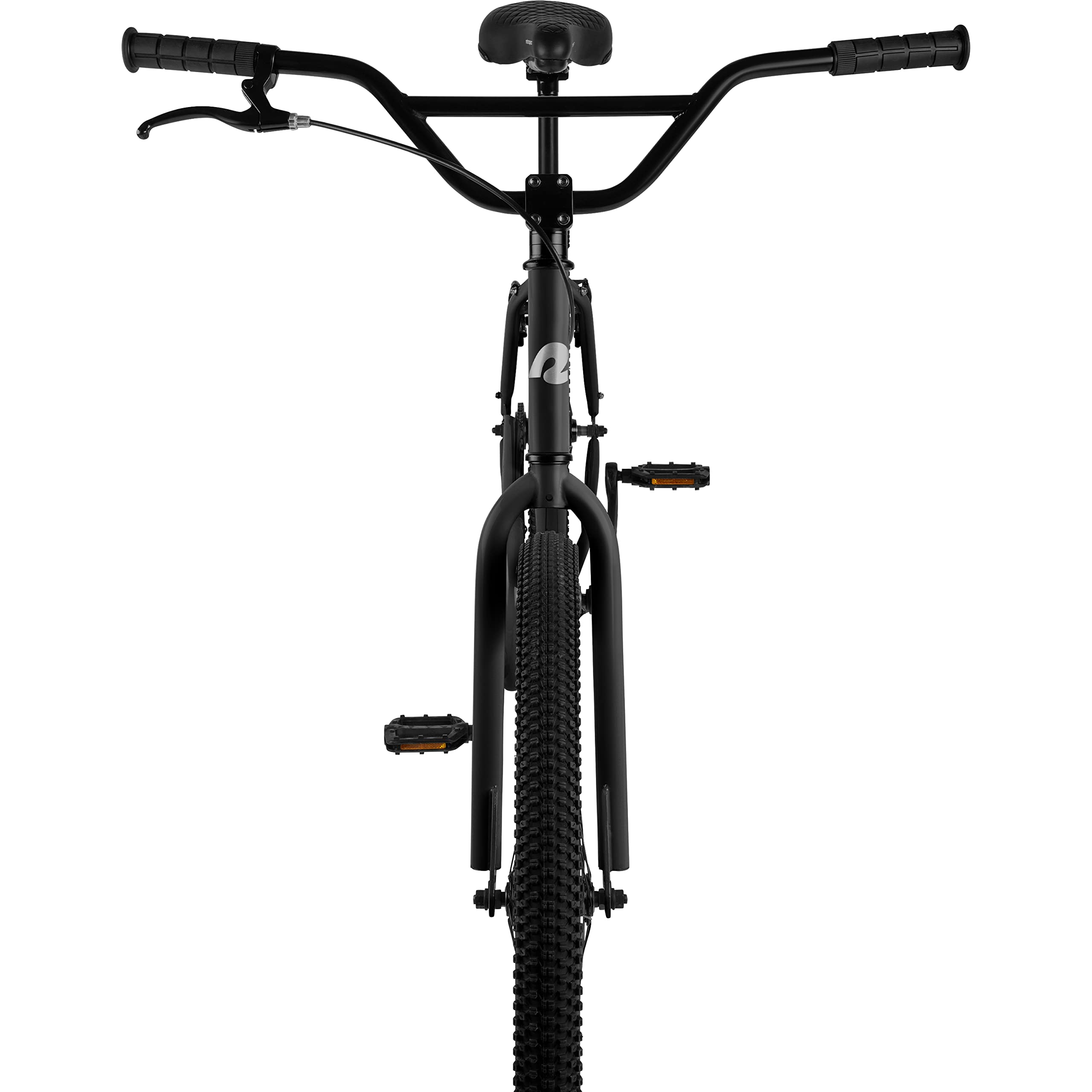 Retrospec Sully Klunker High-Tensile Steel Frame Beach Cruiser Bicycle Single Speed Bike with BMX Threadless Steering, Wide Tires and Tuck n’ Roll Saddle, Matte Black 26"