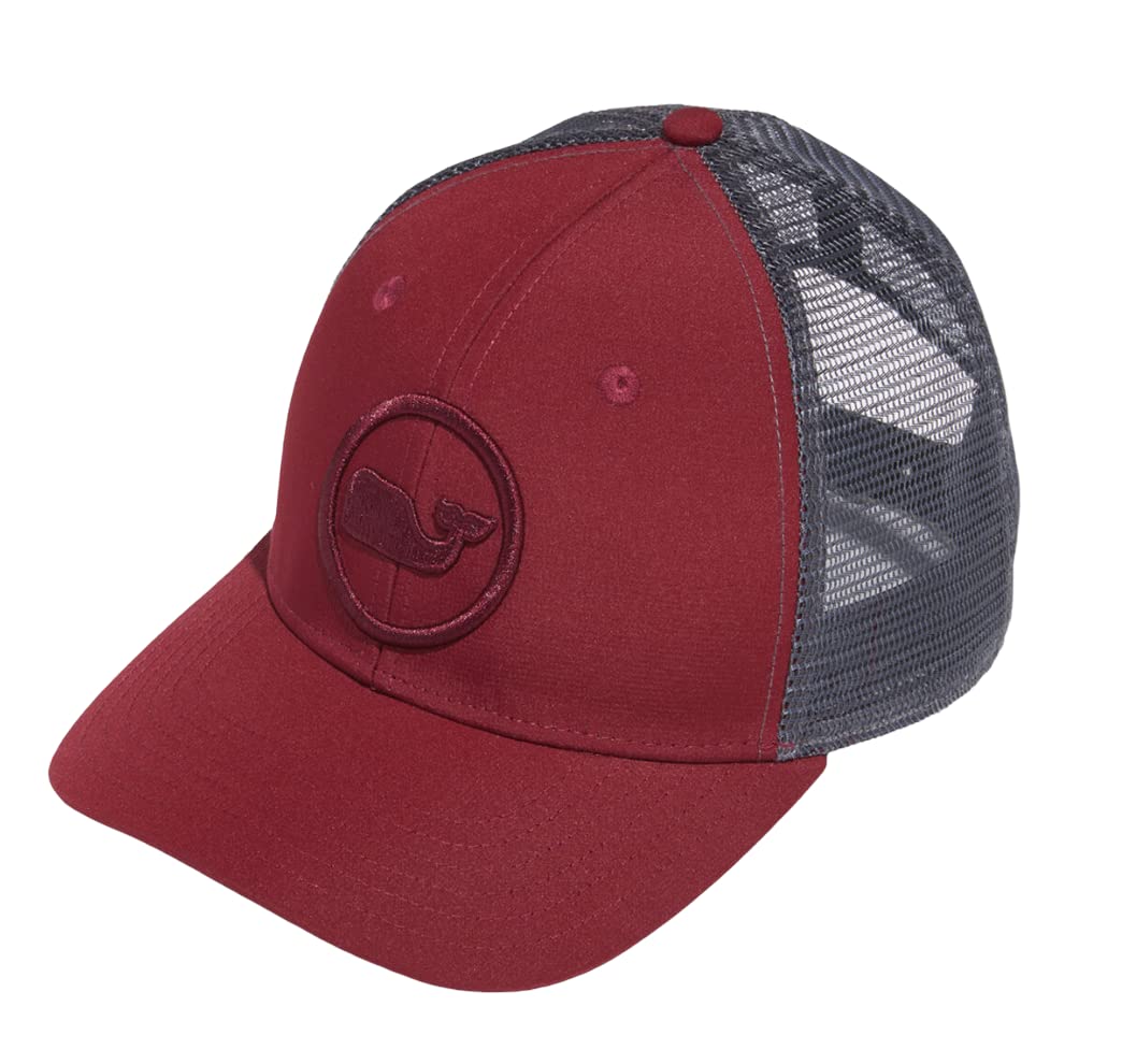 vineyard vines Adult Performance Trucker Hat Cap Adjustable Snapback One Size (Crimson)