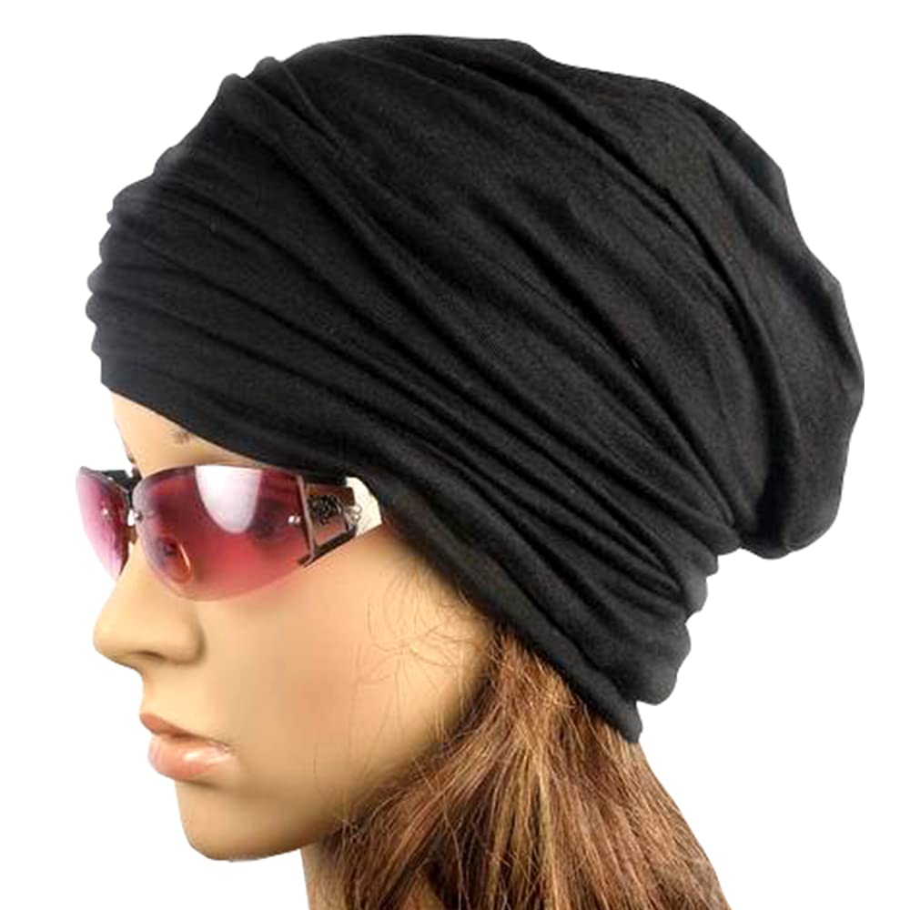 SGL Anti-Radiation Cap Effective Shielding Signal Fluctuation Efficiency 99.99% Protect Brain Sleeping Hat Protective 50-60cm/19.6-23.6 inch Long Section Creates Sense Hierarchy (Black)