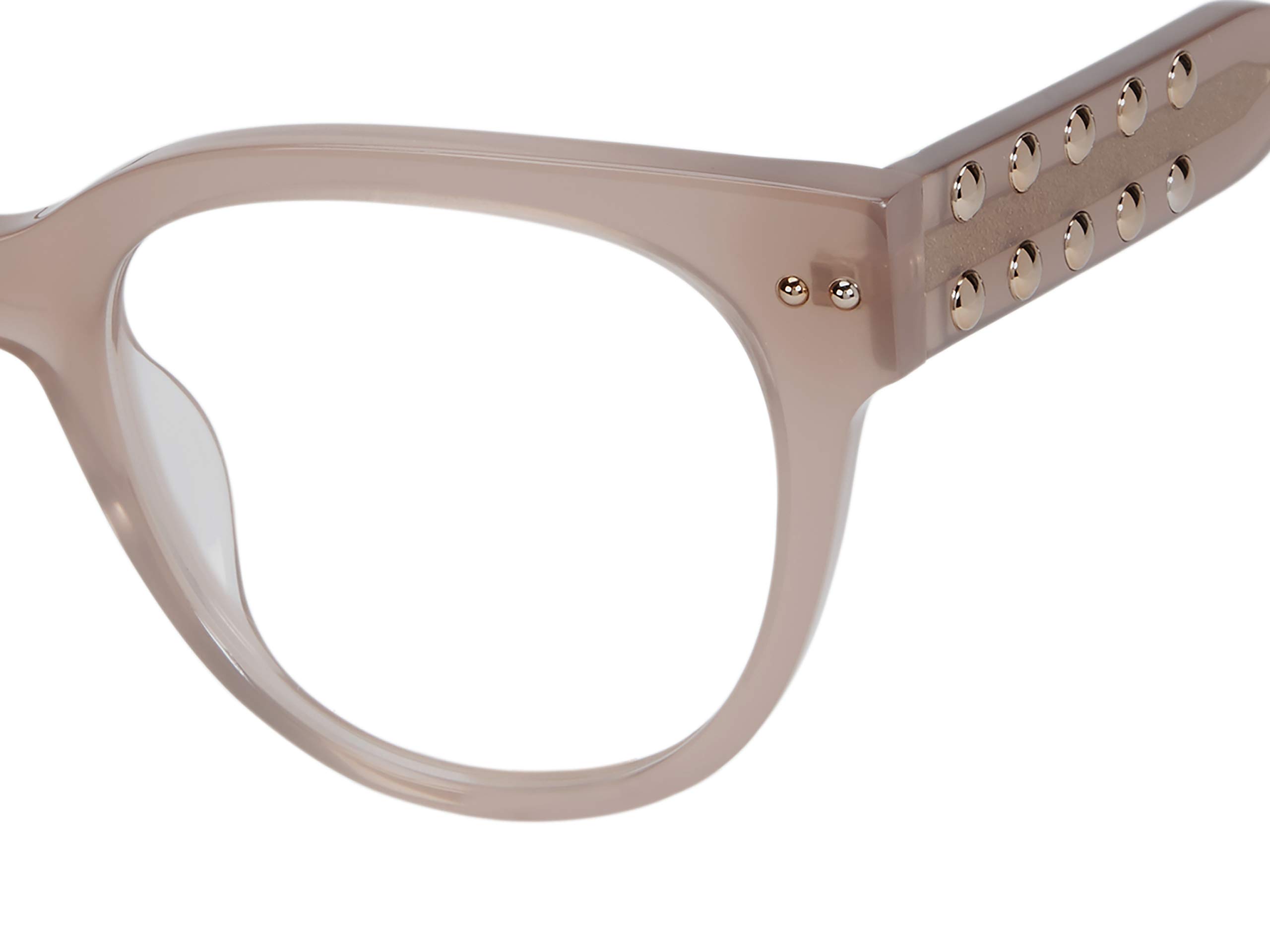 Rebecca Minkoff Women's Tilden 2 Oval Prescription Eyewear Frames, Pink Nude, 50mm, 19mm