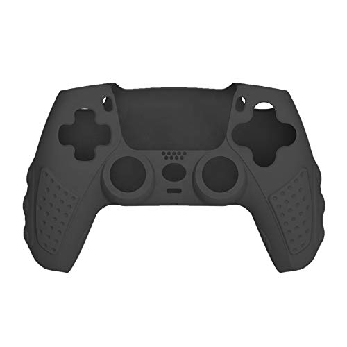 PS5 PlayStation 5 DualSense Wireless Controller Silicone, Non-Slip, Sweat-Proof Skin Covers, Pack of 3 colors (Black, Blue & White), plus 6 Analog Grips in three different sizes