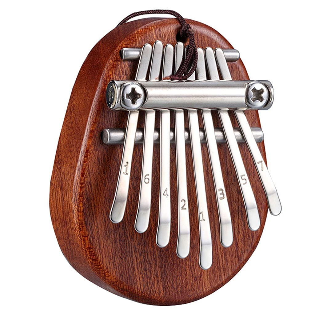 WSJIE 8 Key Mini Exquisite Finger Thumb Piano Musical Good Accessory Pendant Gift