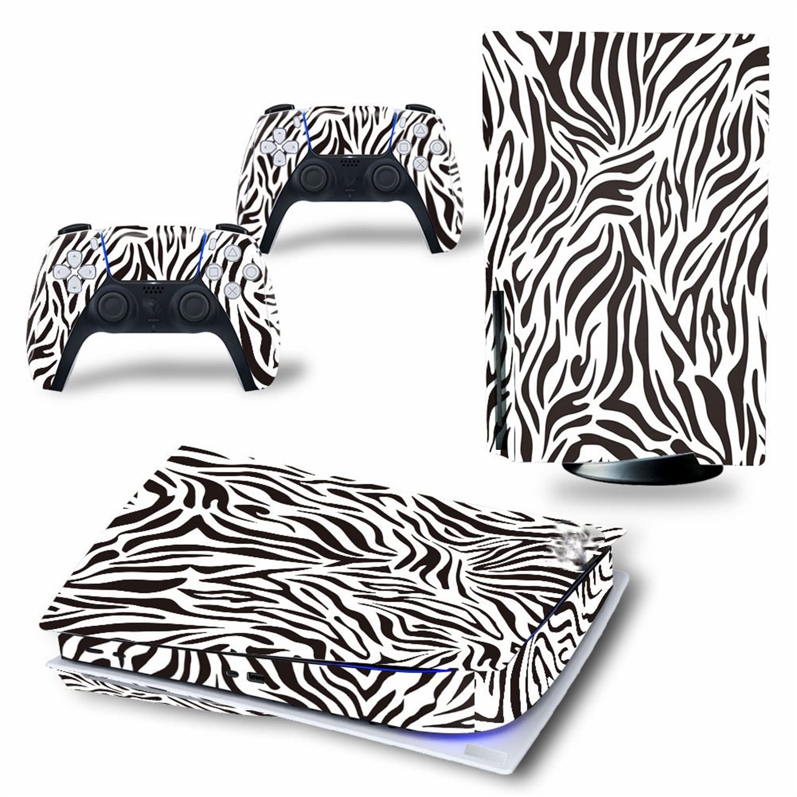WREXIL LEEWEE for PS5 Skin Disc Edition & Digital Edition Console and Controller Vinyl Cover Skins Wraps Scratch Resistant, Compatible with for PS5 871699 No Foaming (Size : Disc Version)