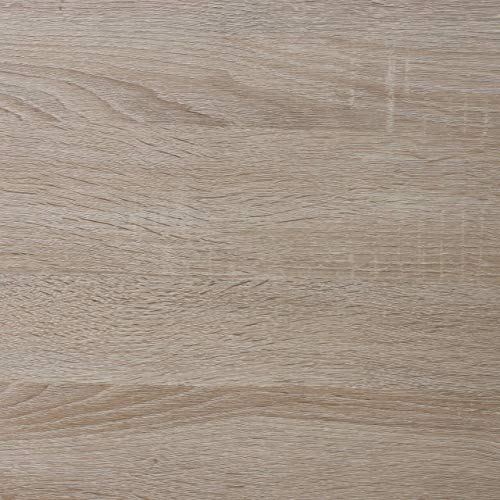 OS Home and Office Furniture Model One Drawer night stand, Contemporary Crosshatched Sandy Birch Laminate