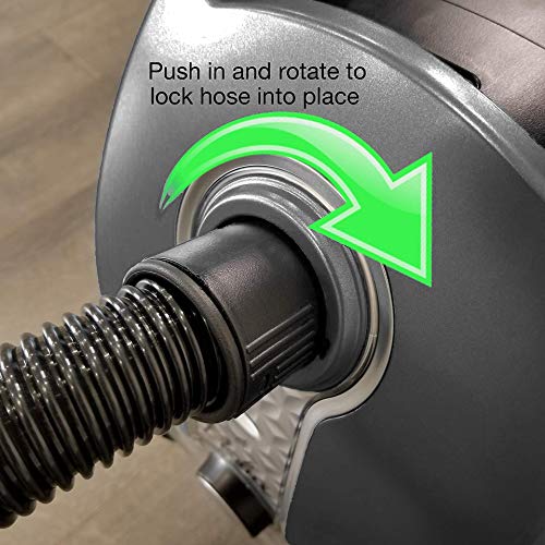 Prolux Tritan Canister Vacuum Cleaner with Sealed HEPA Filter and Powerful 12 Amp Motor
