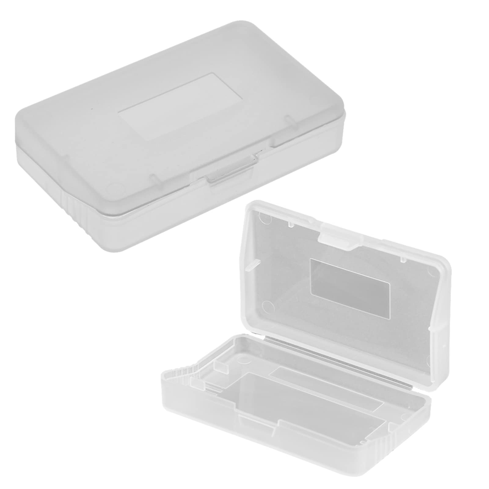Weojeviy 10 Pieces Clear Dustproof Cartridge Game Case Box Clear Protective Case Storage Box, for Nintendo Game Boy Advance GBA
