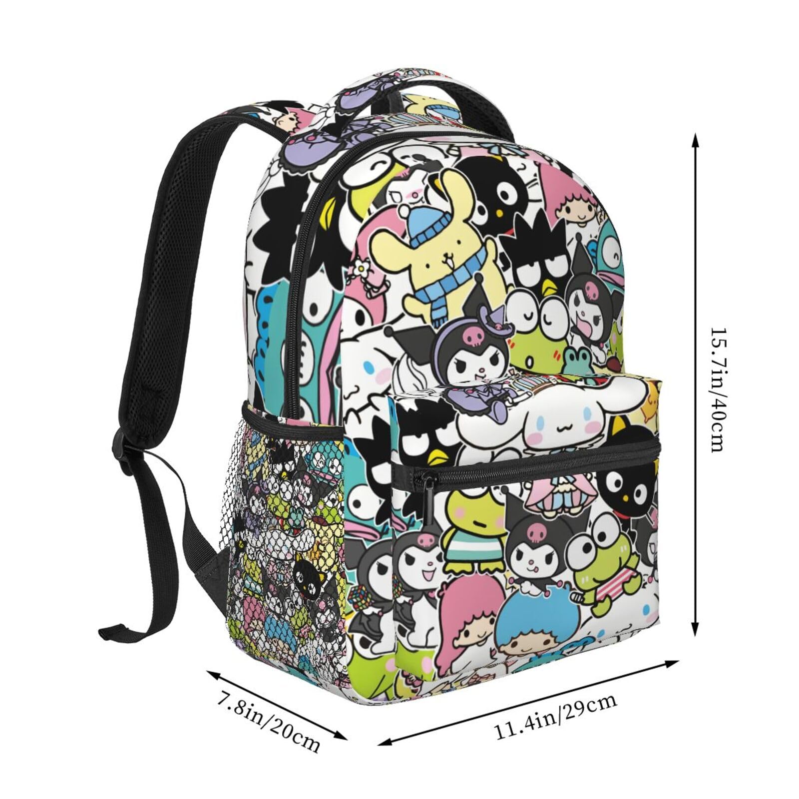 Pettidol Cute Backpack, Cartoon Lightweight Backpacks Large Capacity Portable Outdoor Travel Backpack Laptop Bag