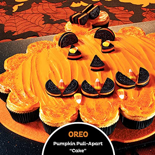 OREO Orange Creme Chocolate Sandwich Cookies, Limited Edition, Halloween Cookies, 3 Packs