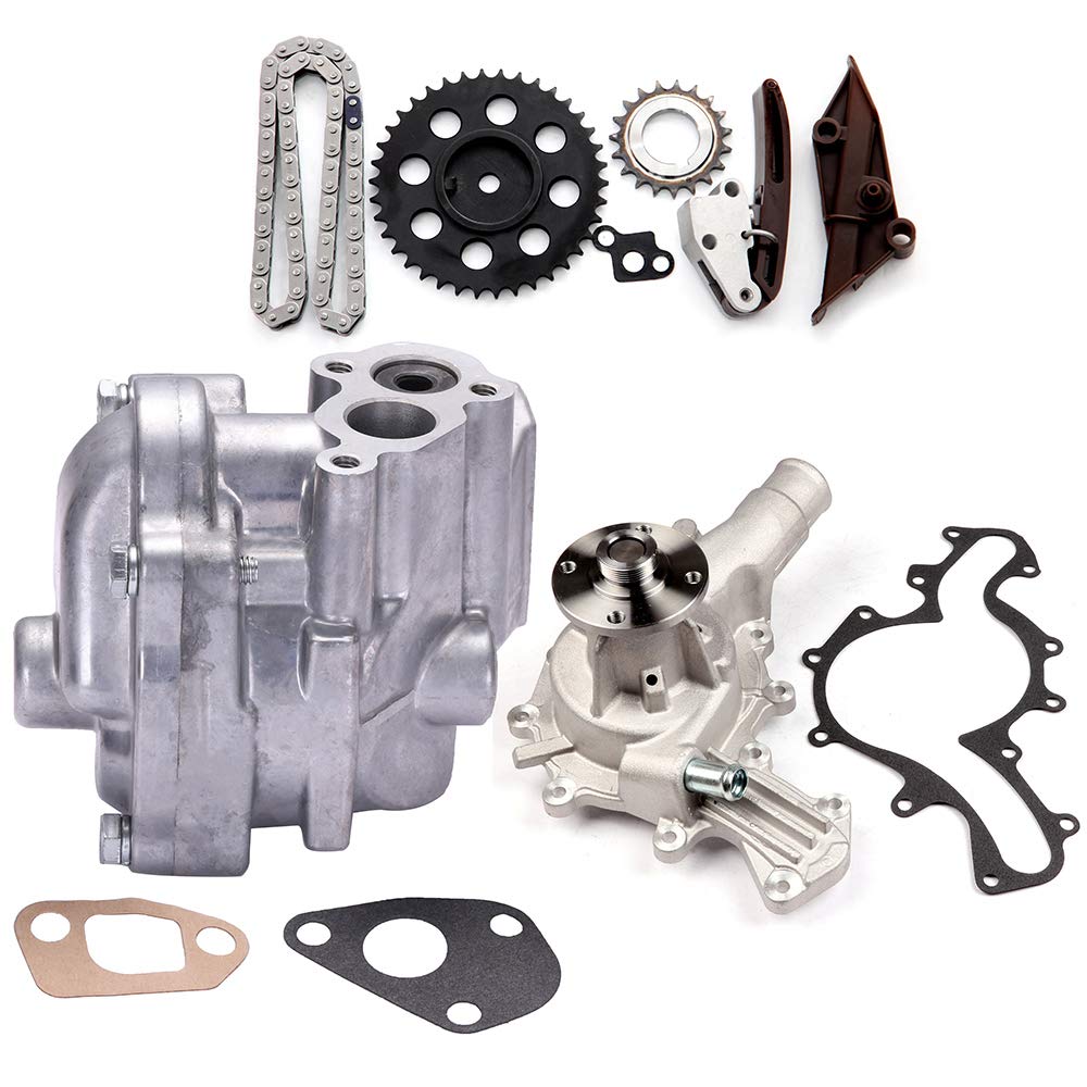 OCPTY Oil Pump Water Pump Timing Chain Fit for 1995-1997 for Ford Aerostar, 1995-2000 for Mazda B4000
