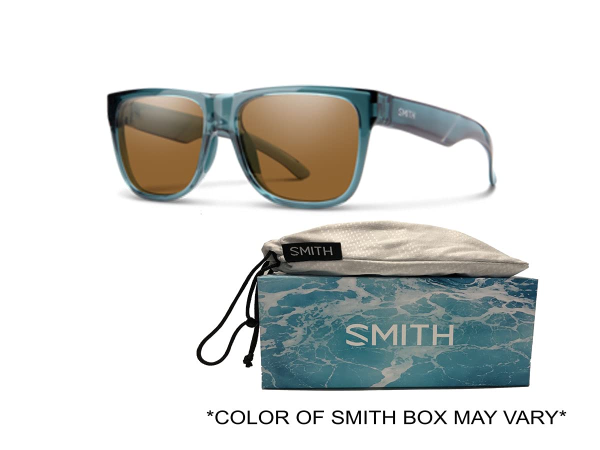 SMITH Lowdown 2 N9P/L5 55MM Matte Tortoise/ChromaPop Polarized Brown Square Sunglasses for Men for Women + BUNDLE with Designer iWear Eyewear Kit