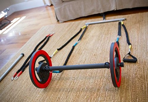 Pilates Wheel – Portable Machine Pilates – Designed by Master Pilates Instructors – Includes, Resistance Bands, and Anchor System – for All Fitness Levels - Plus Free Online Classes