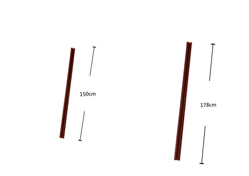 Wowlife 5.9 inch/6.8inch Disposable Two-place Sucker Straws Stirrer Coffee Drinking Straws
