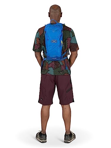Osprey Siskin 8L Men's Biking Backpack with Hydraulics Reservoir, Slate Blue