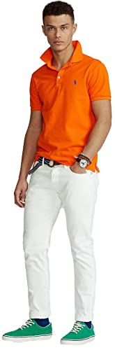 Polo Ralph Lauren Men's Classic Fit Mesh Polo Shirt (X-Large, Royal Blue (Light Blue Pony))
