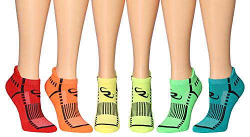 RONNOX Men's 12-Pairs Low Cut Running & Athletic Performance Tab Socks Medium/Large MRLT16-AB-ML