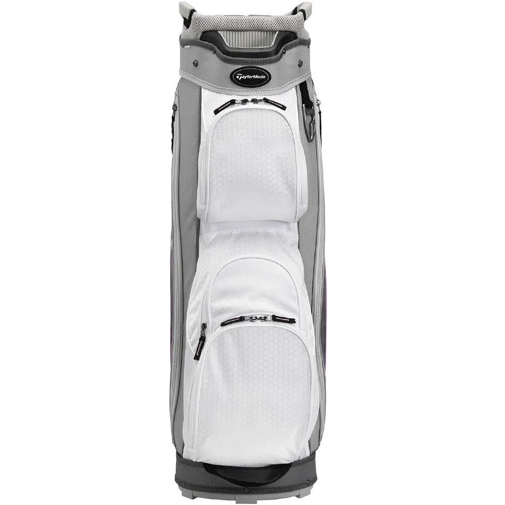 Taylormade Women's Select ST Cart Bag, Kalea, 14-Way top, Cool Gray, Lavender