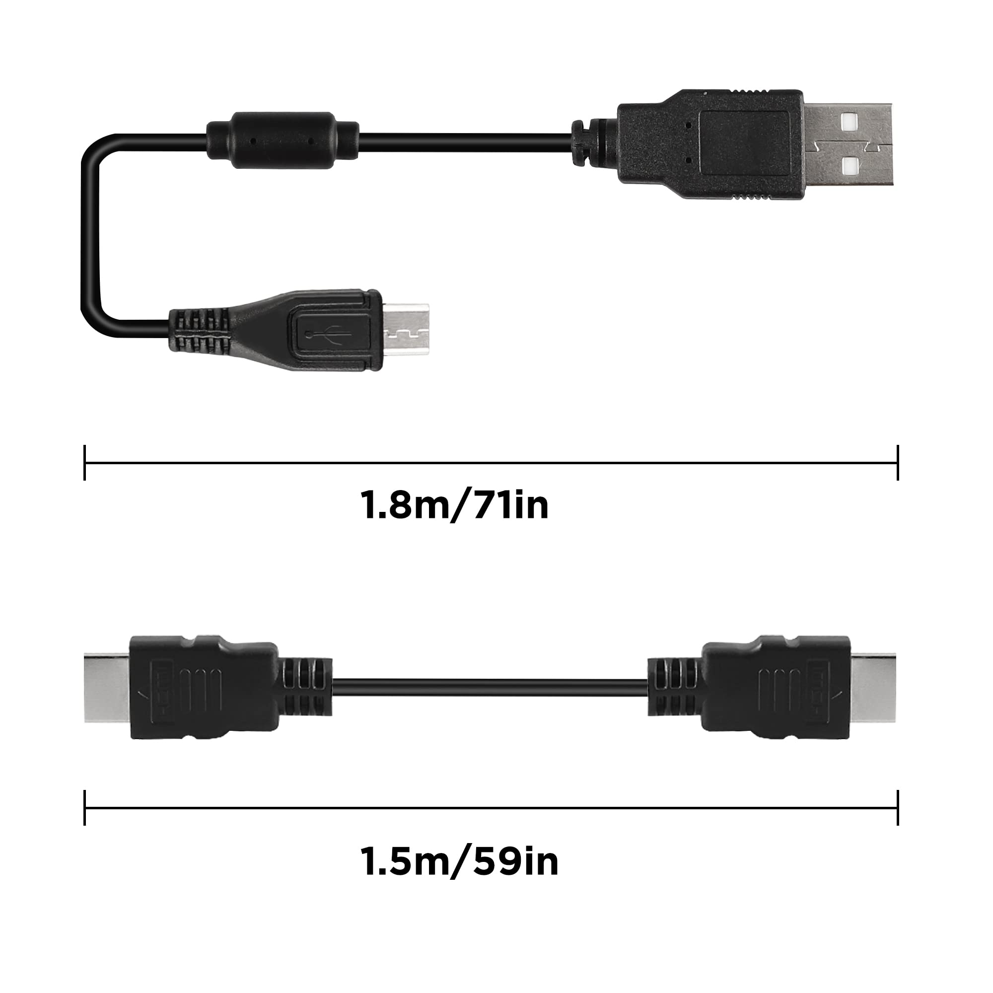 Xahpower PS2 to HDMI Adapter Converter, HDMI Link Cable Support 16:9/4:3 and HD 1080P Display for Sony Playstation 1/ Playstation 2/ Playstation 3(Plug and Play)