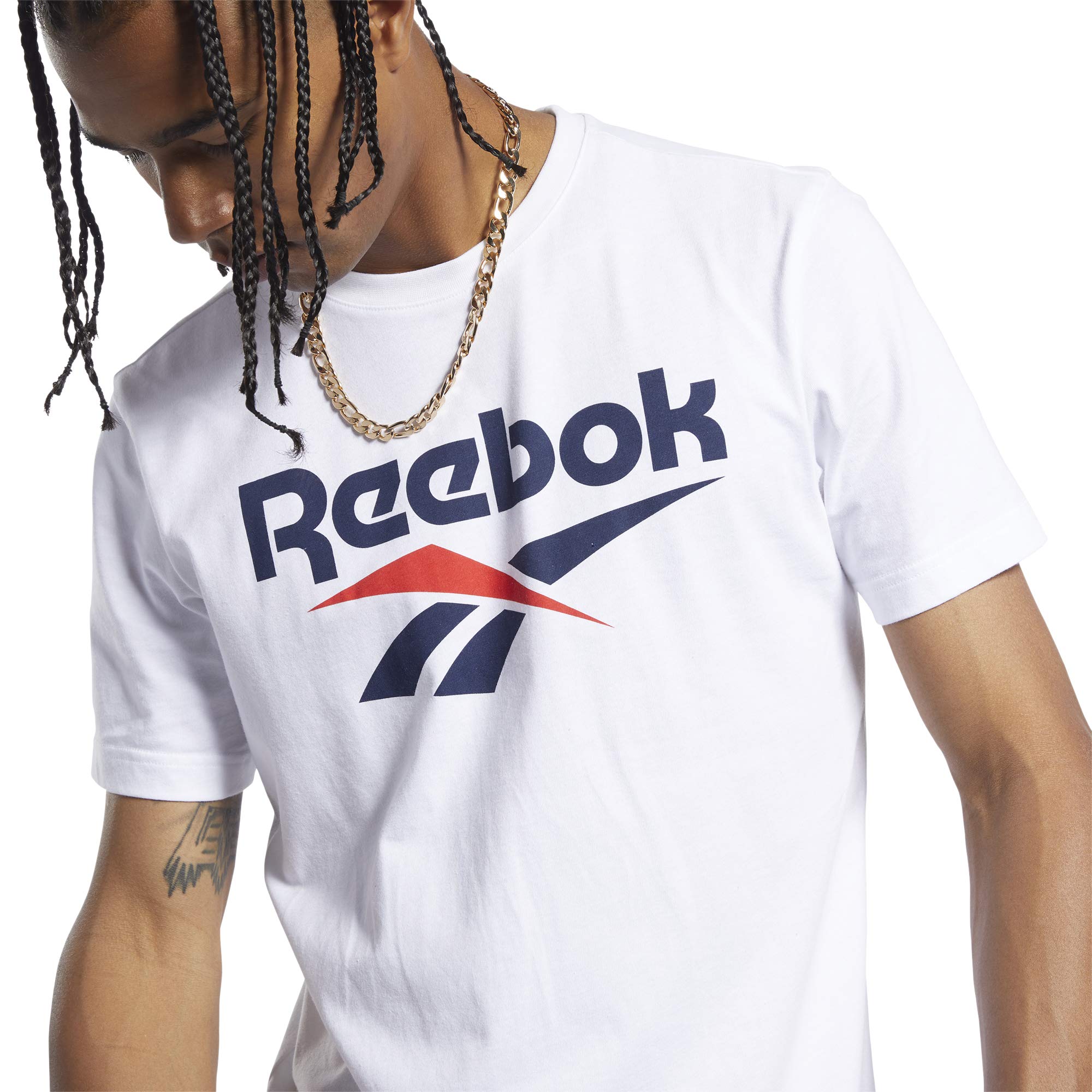 Reebok Classic Vector Tee, White, Large