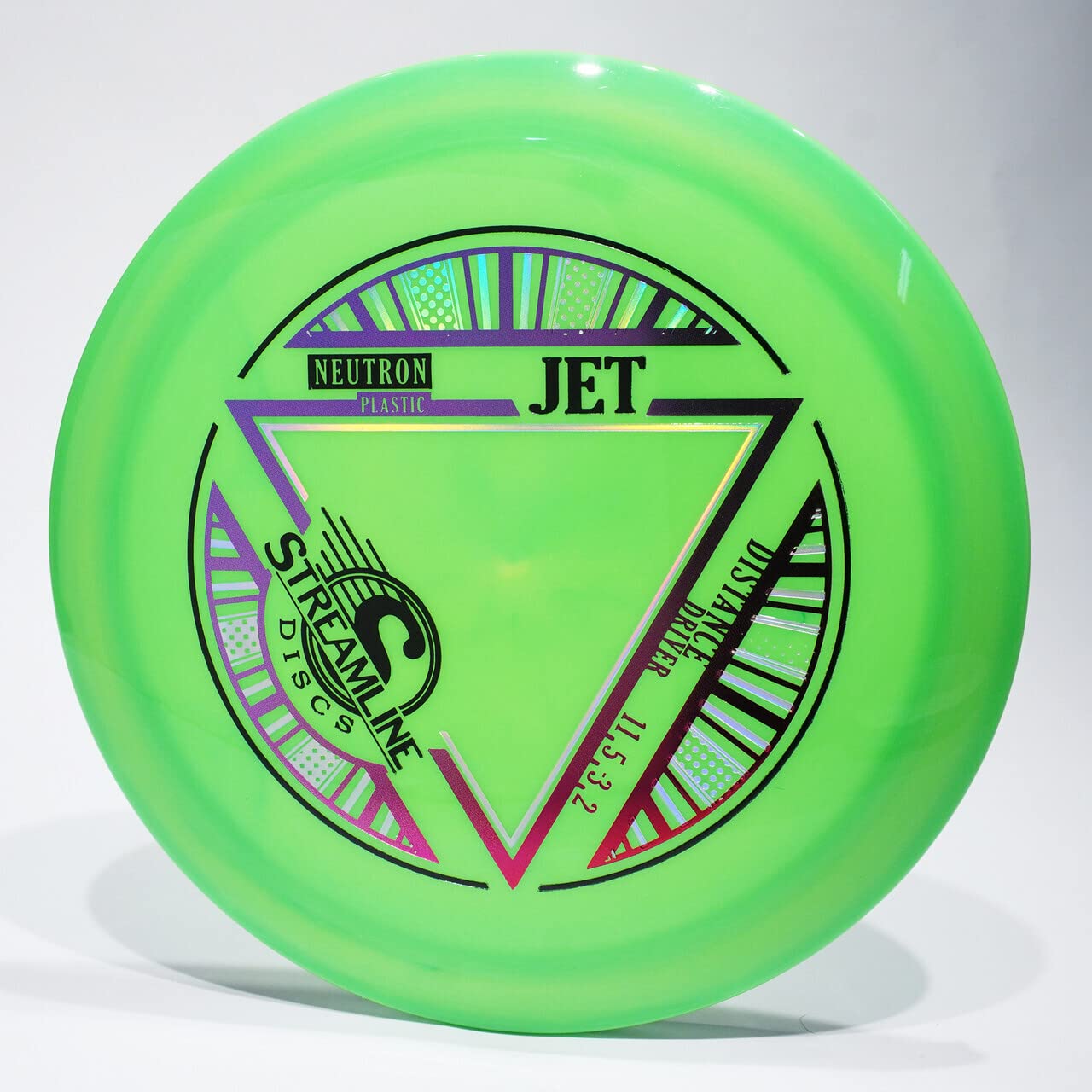 Streamline Jet (Neutron) Distance Driver Golf Disc, Pick Color/Weight [Stamp & Exact Color May Vary] Green 167-169 Grams