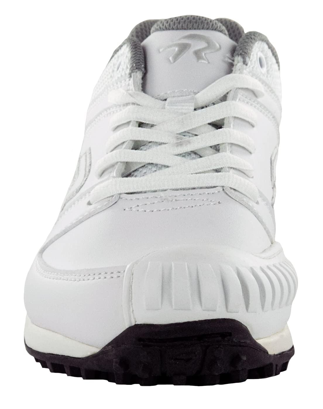 Ringor - Women's Flite Turf Pitching Softball Shoe (8.0 - White/Silver)