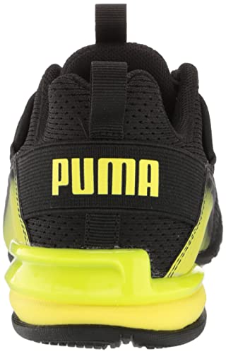 PUMA Axelion Interest Fade JR Boys Youth Running 4 M US Big Kid BlackYellow