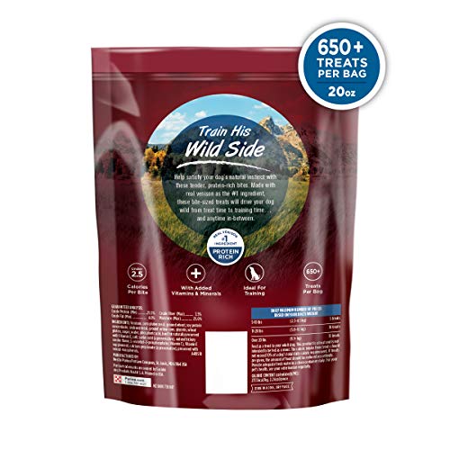 Purina ONE Made in USA Facilities Dog Training Treats, True Instinct Bites With Venison - 20 oz. Pouch