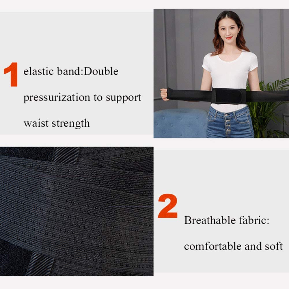 TANGIST Lumbar Brace-Lower Back Support Belt,Adjustable Self-Heating Magnetic Therapy Belt for Pain Relief and Injury for Men Women (Size : XL)