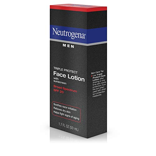 Neutrogena Triple Protect Face Lotion for Men, SPF 20, 1.7 Ounce