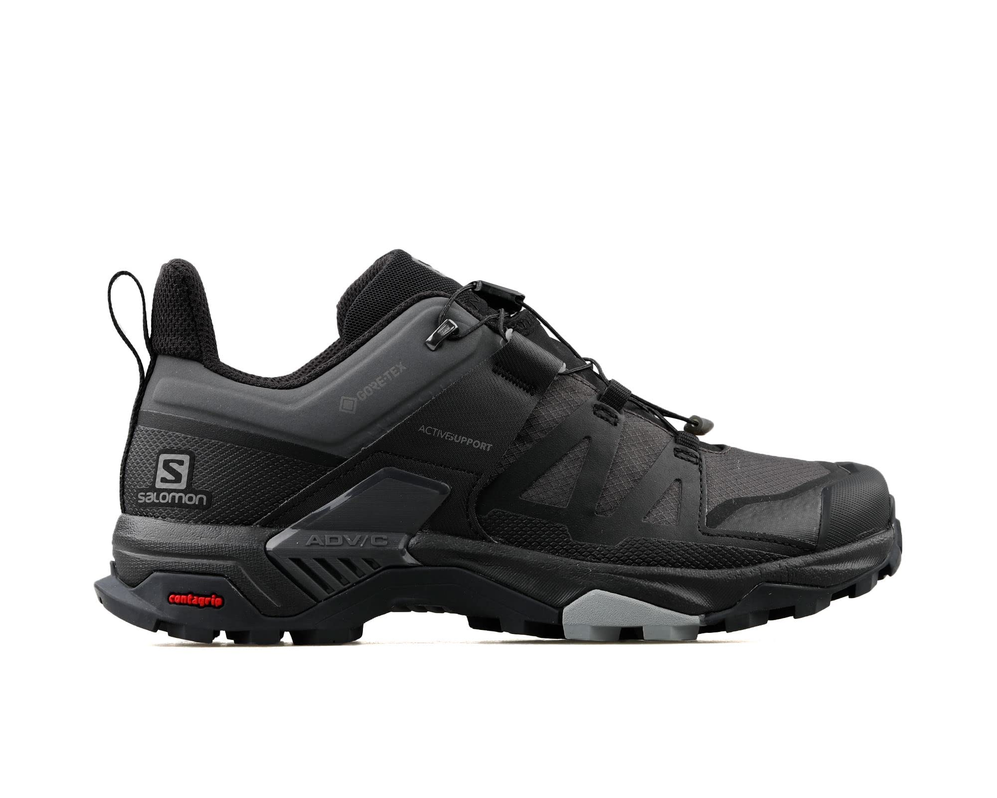 Salomon X Ultra 4 Gore-TEX Hiking Shoes for Men, Deep Lichen Green/Black/Olive Night, 9.5 Wide