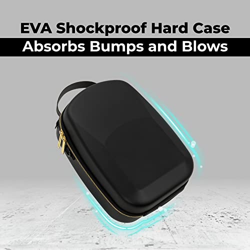 VirtualJungle Quest 2 Case | All-in-One Portable Travel Case for Storing Quest 2 VR Gaming Headset, Elite Strap and Touch Controllers Accessories (Matte Black)